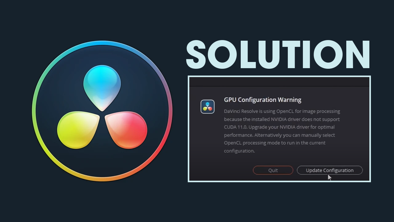 Jak naprawić błąd ostrzeżenia o konfiguracji GPU w DaVinci Resolve Jak naprawić błąd ostrzeżenia o konfiguracji GPU w DaVinci Resolve
